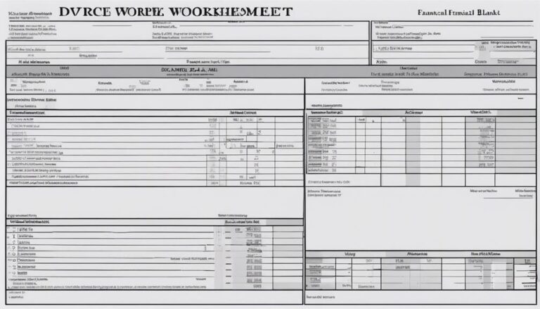 Financial Worksheet for Divorce: A Step-by-Step Guide - How Get Divorce